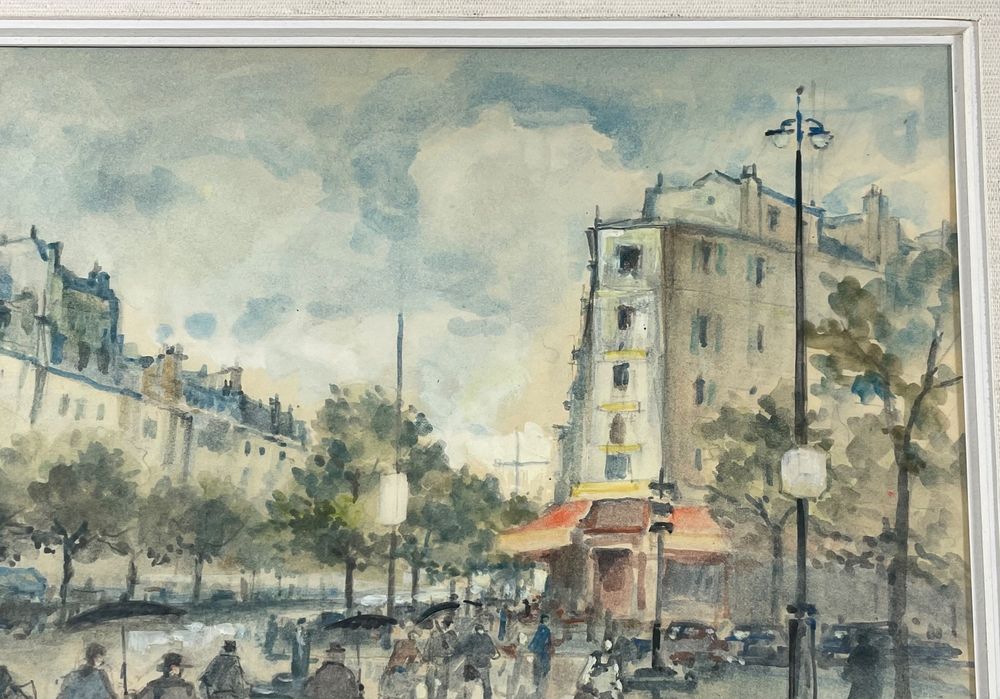 Pierre Victor Stämpfli (1916-1975) Aquarell - Paris (Gebraucht) in Root ...