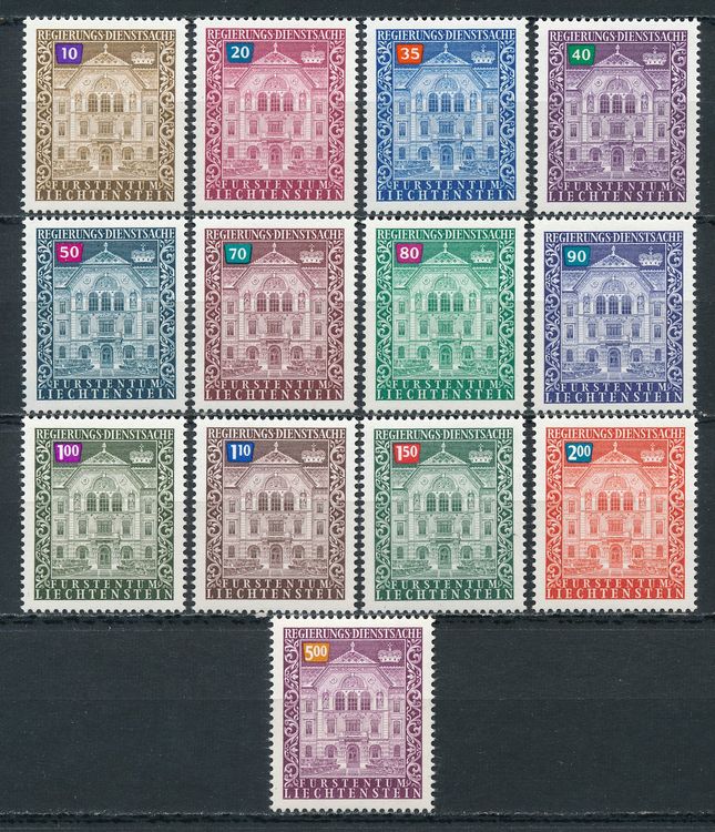 Liechtenstein SBK D60 - D72 ** (Neu (gemäss Beschreibung)) in Bonau für CHF 1 – mit Lieferung ...