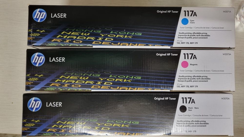 Toner Nr. 117A (W2071A) Cyan, Magenta, Black (Gebraucht) in Horw für ...