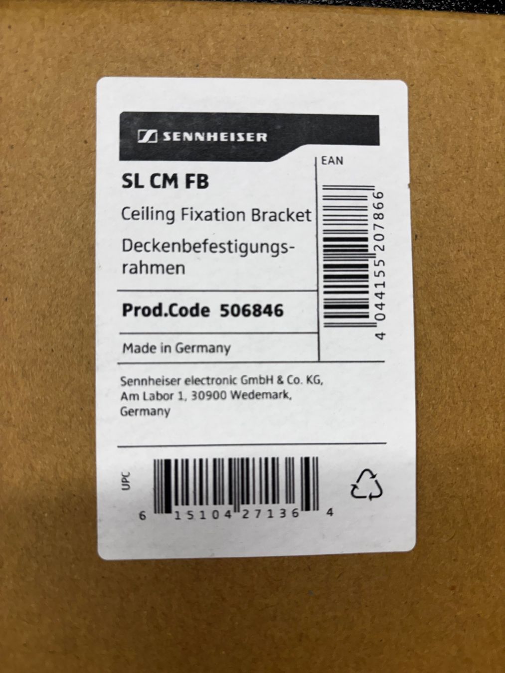 Sennheiser SL CM FB (3 Stück verfügbar) (Gebraucht) in Schlatt TG für ...