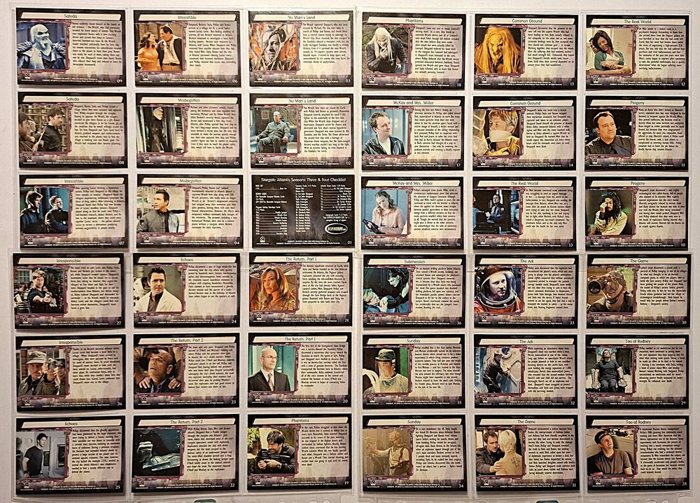 Stargate Atlantis TC Base Set kompl. + diverse Chase Cards (Gebraucht ...