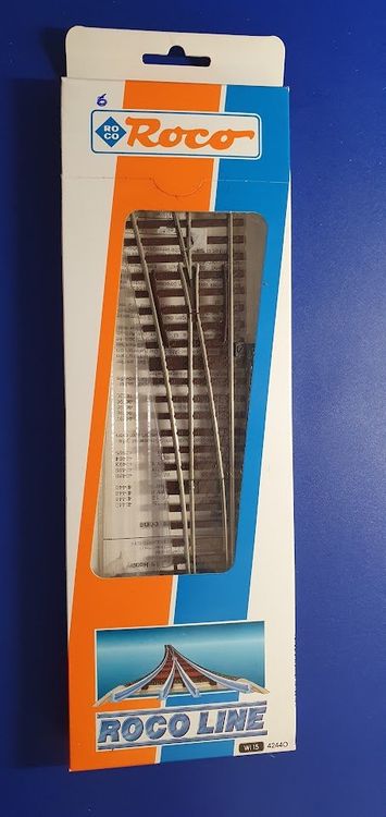 Roco 42440 Roco Line Weiche links Wl 15 neuwertig, OVP (Gebraucht) in ...