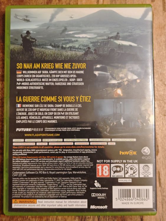 Operation Flashpoint: Dragon Rising Xbox 360 (Gebraucht) in Dübendorf ...