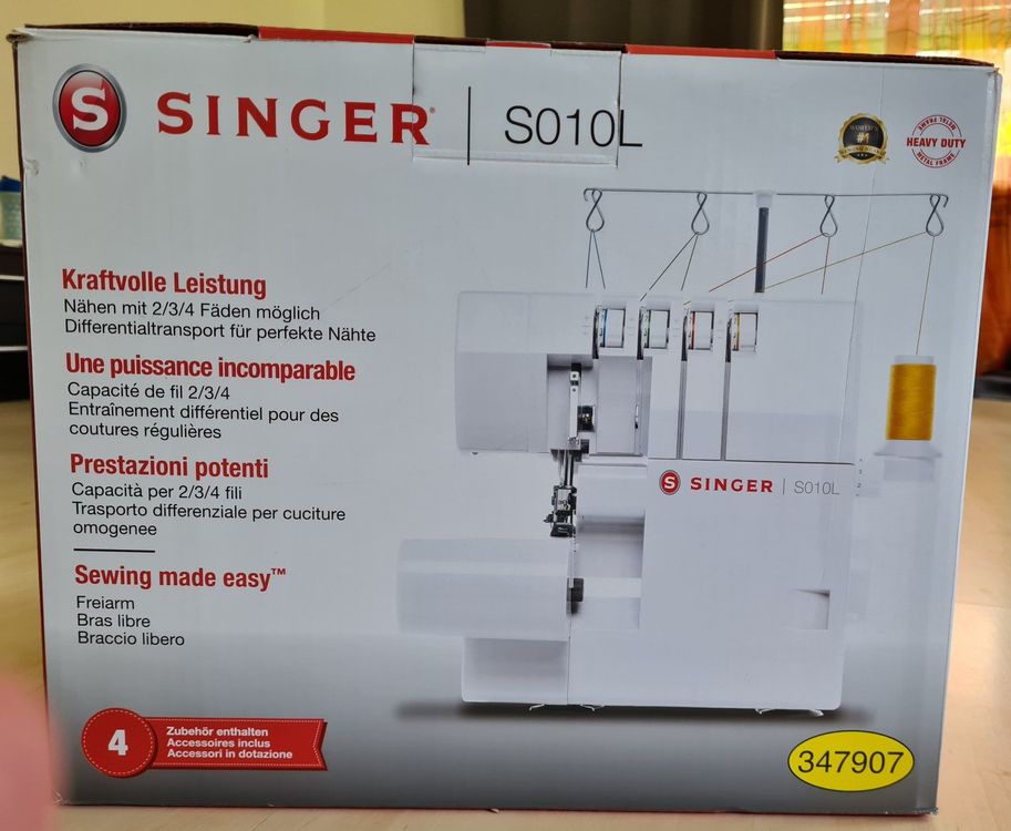 Nähmaschine Singer Overlock S010L | Kaufen auf Ricardo
