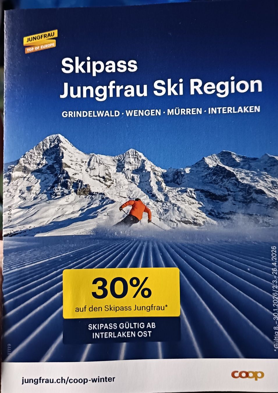 Bon Skipass Jungfrau Ski Region (Neu und originalverpackt) in Köniz für ...