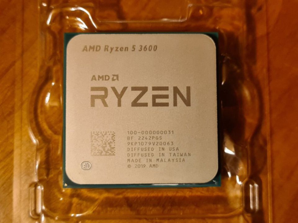 CPU AMD RYZEN 5 3600 (AM4, 3.60 GHz 6 core) (Neu (gemäss Beschreibung ...