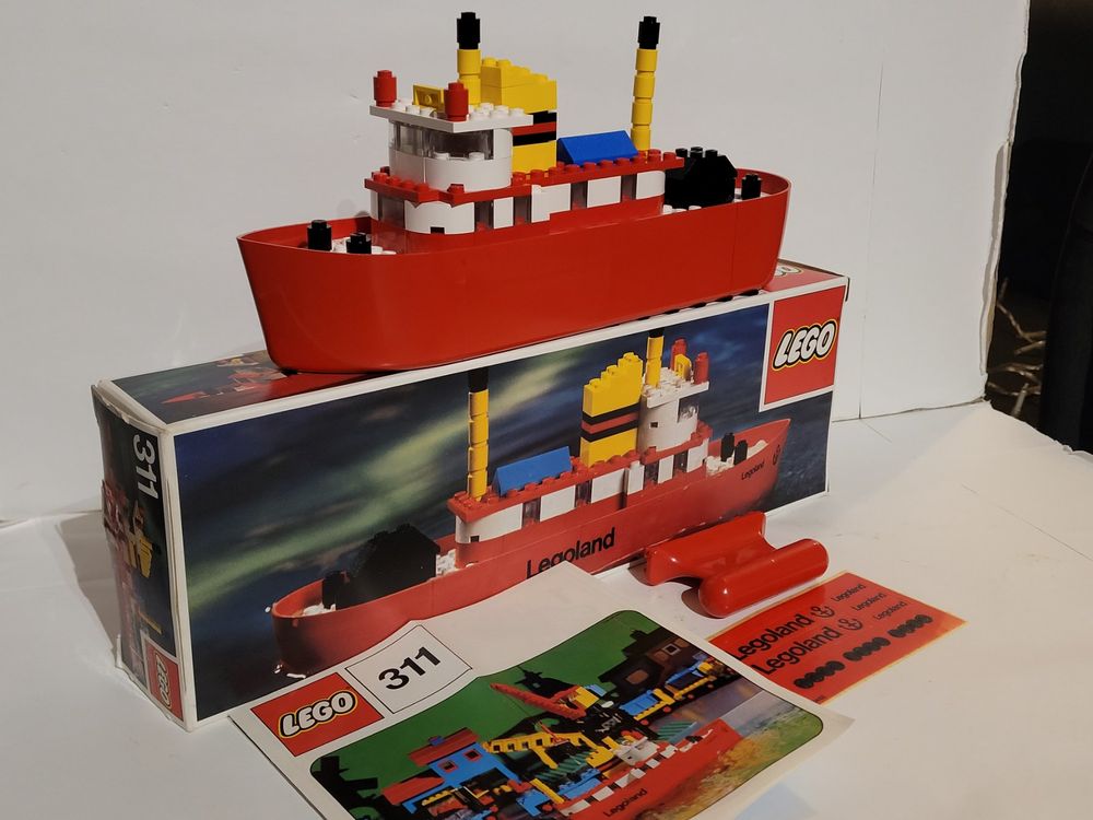 Lego 311 Ferry bateau complet, comme neuf avec OVP et plan (D'occasion ...