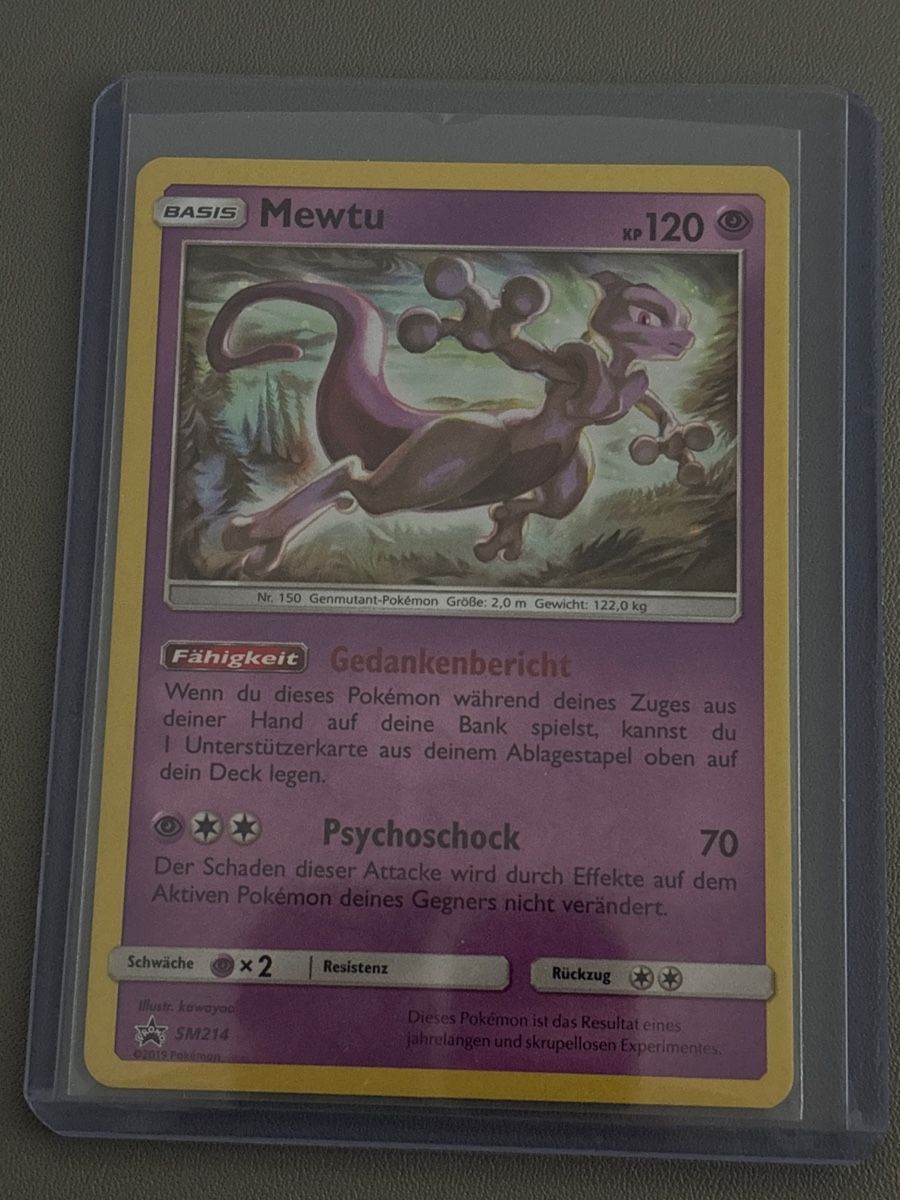 Mewtu Pokemon Karte - Selten - Top Zustand - Jetzt Bieten! (Neu (gemäss ...