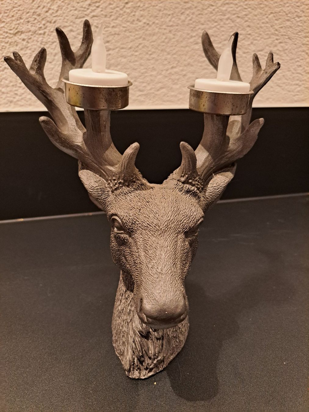 Hirsch Kerzenständer, Weihnachtsdeko, Neuwertig! (Neu (gemäss ...