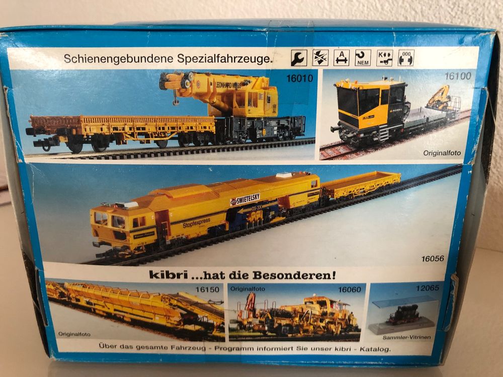 EUROTRAIN Tiefladewagen Uaais 819 mit Castor kibri H0 16504 (Neu und ...