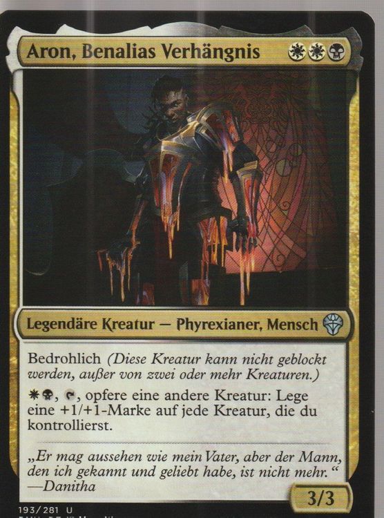 TCG Magic The Gathering MTG DMU 193 Aron, Benalias Verhängni | Kaufen ...