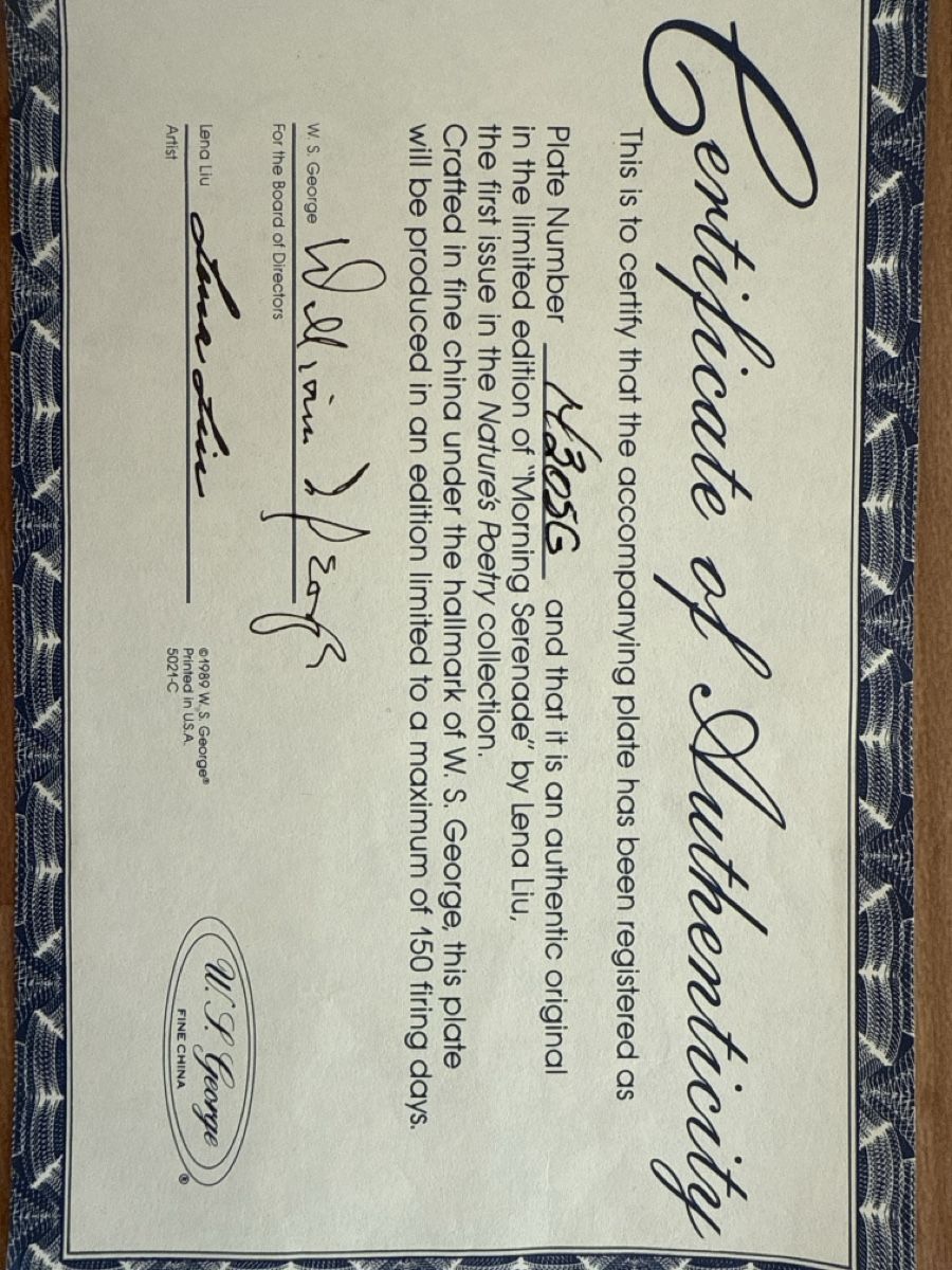 Service de table rare W.S. George Morning Serenade (D'occasion) à ...