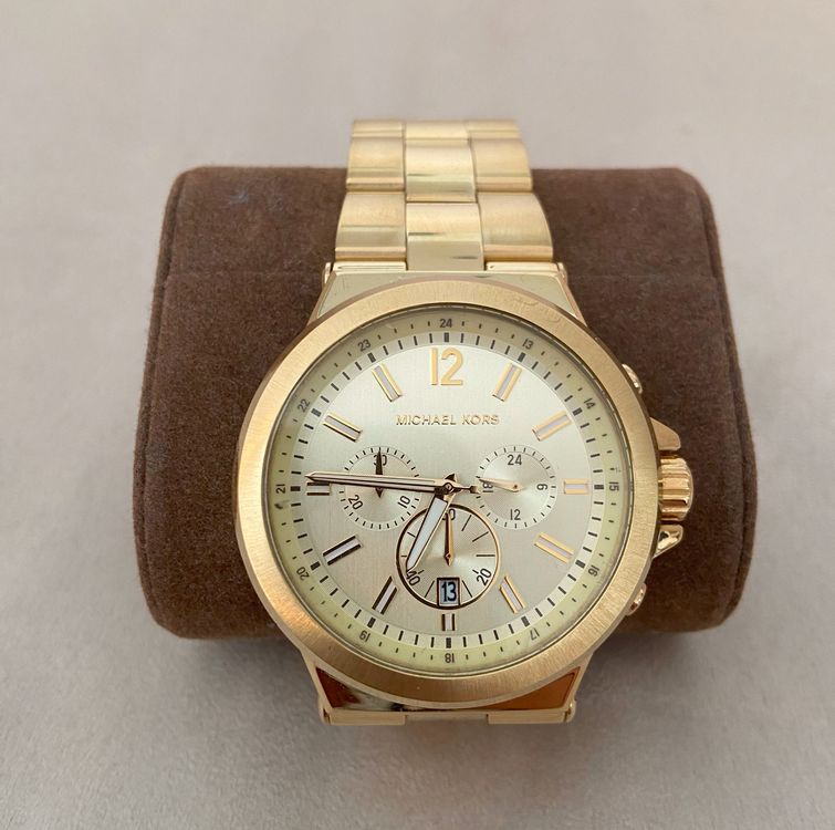 Herren Armbanduhr - Michael Kors Dylan Chronograph - Gold | Kaufen auf Ricardo