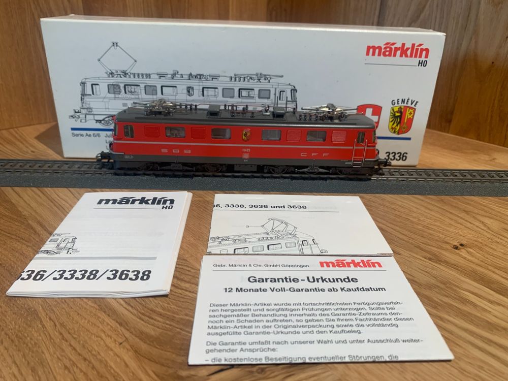 Märklin 3336, Serie Ae 6/6, Jubi-Lok, AC, H0, OVP (Gebraucht) in ...