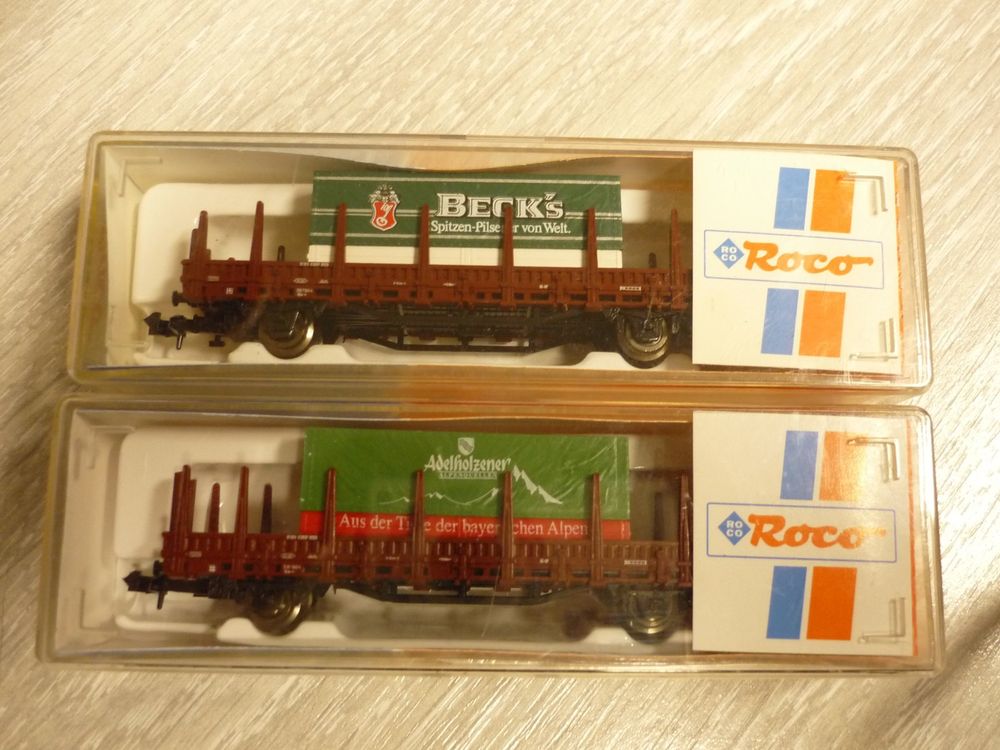 Lot de 2 wagons Roco époque III - Bière et Bois Allemand! | Kaufen auf ...