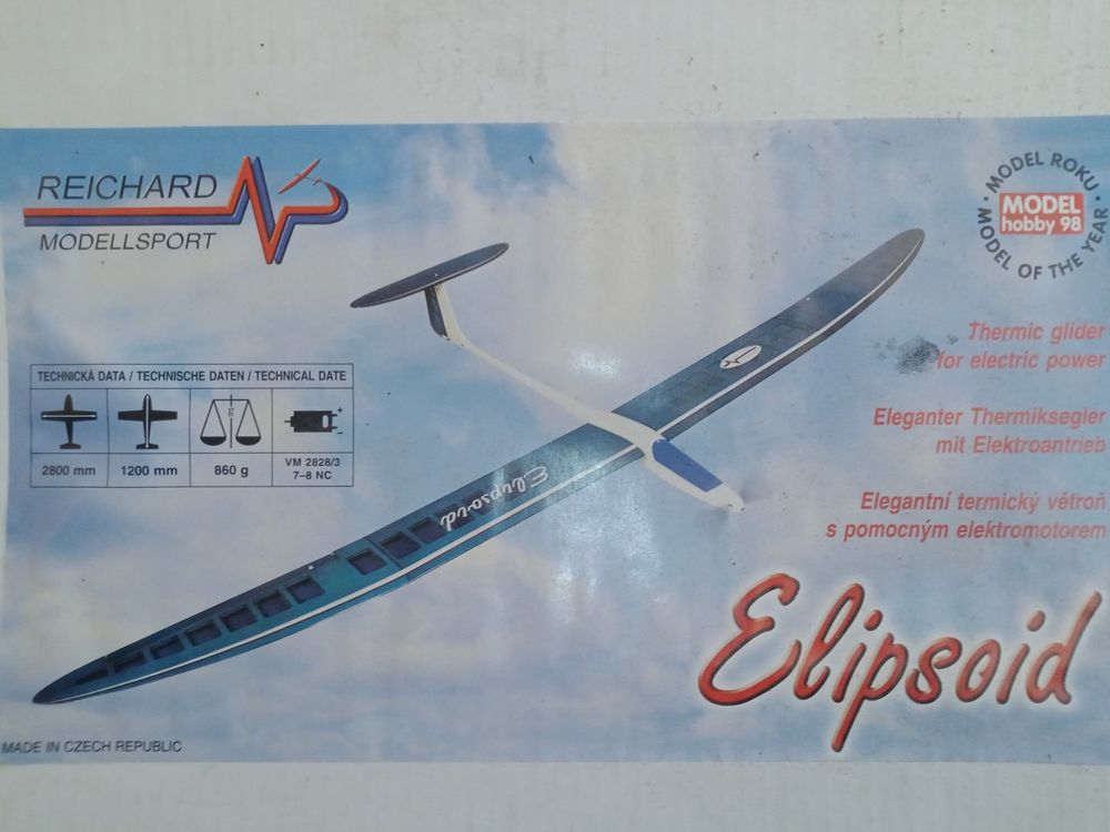 Kit planeur RC Elipsoid – Reichard (Neu und originalverpackt) in ...