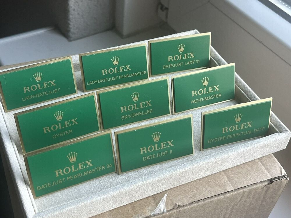 Original Rolex Display Set + Original Rolex Tablett | Kaufen auf Ricardo