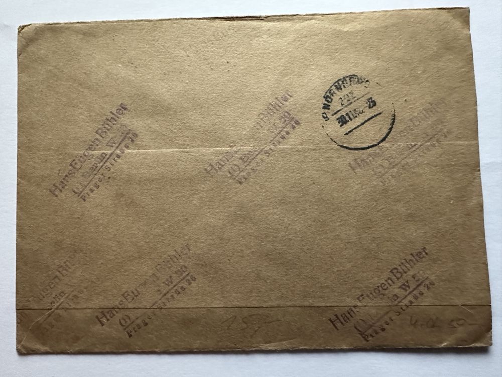 Brief aus Berlin, 1950er Jahre, mit Briefmarken, alt! (Gebraucht) in ...