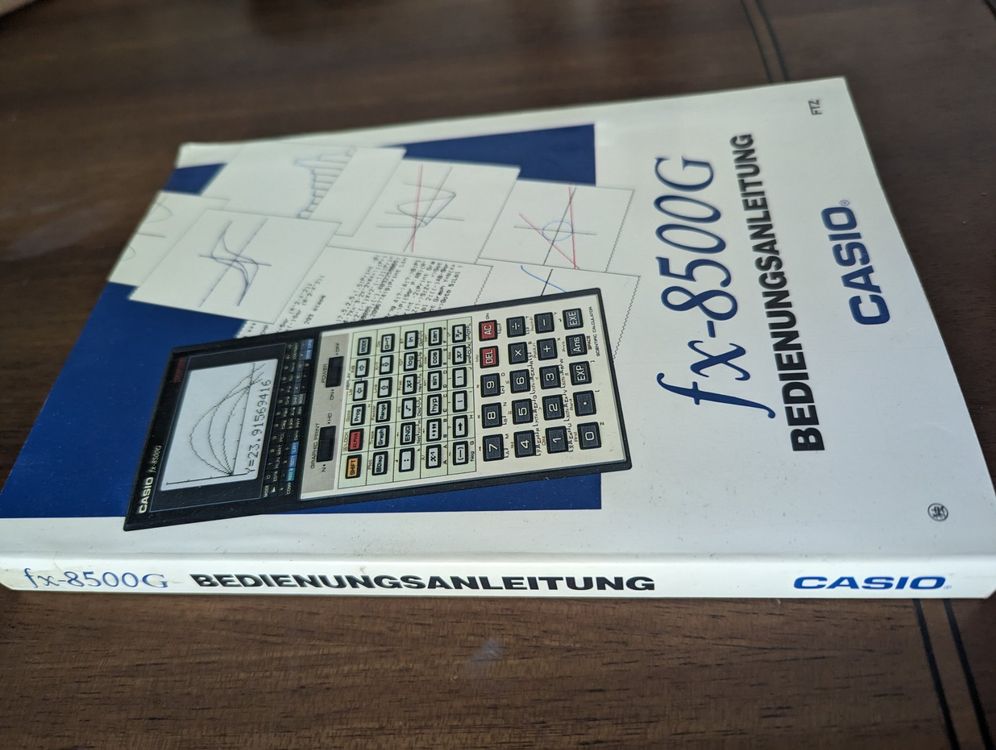 Manual Casio fx-8500G grafischer Tascherechner (Gebraucht) in Baden für ...