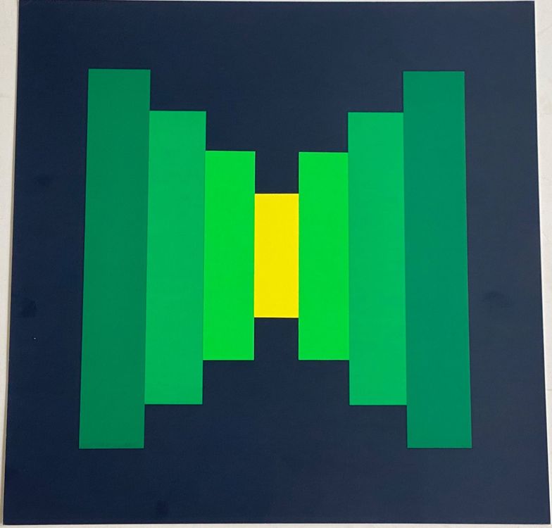 Moderne Lithographie unleserlich signiert | Kaufen auf Ricardo