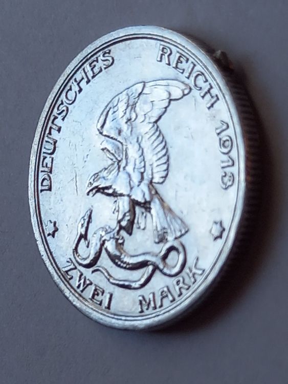 2 MARK 1913 SILBER DEUTSCHES REICH Befreiungskriege | Kaufen auf Ricardo