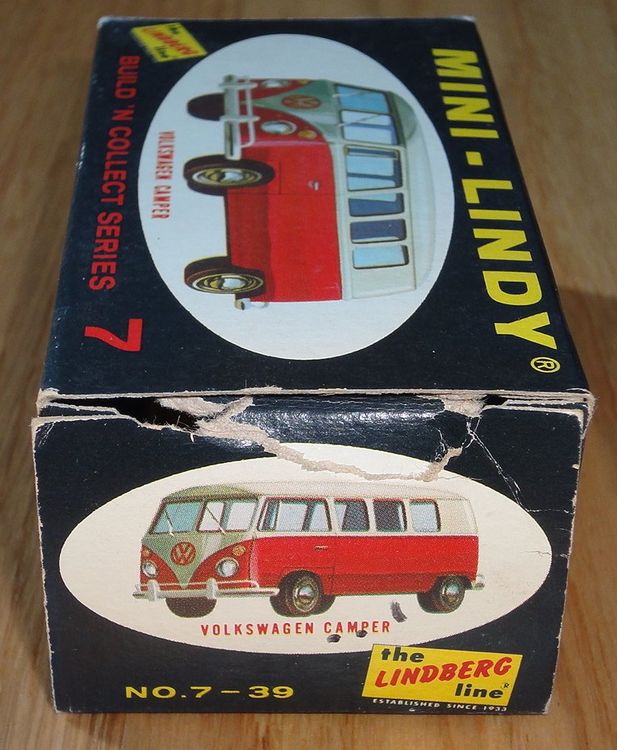 Lindberg Mini Lindy Volkswagen Camper 1:64 nicht komplett (Gebraucht ...