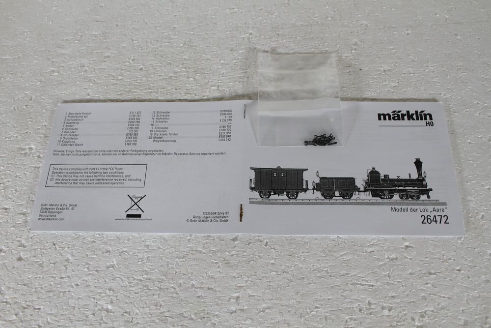 Märklin 26472 SNB mfx Spanisch Brötli Bahn (Gebraucht) in Triesen für ...