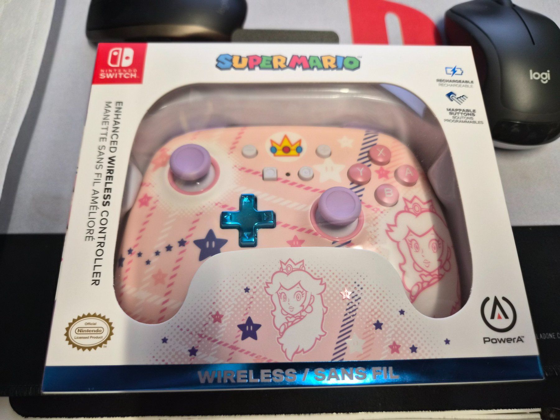 Nintendo Switch Controller - Princess Peach - Neu! Wireless (Neu und ...