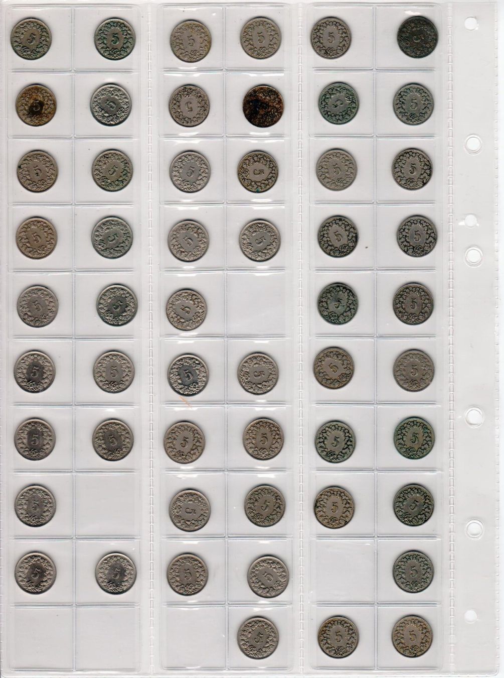172 x 5 Rappen Münzen-Liste Bild 3 - Verkauf nur in der CH (Gebraucht ...