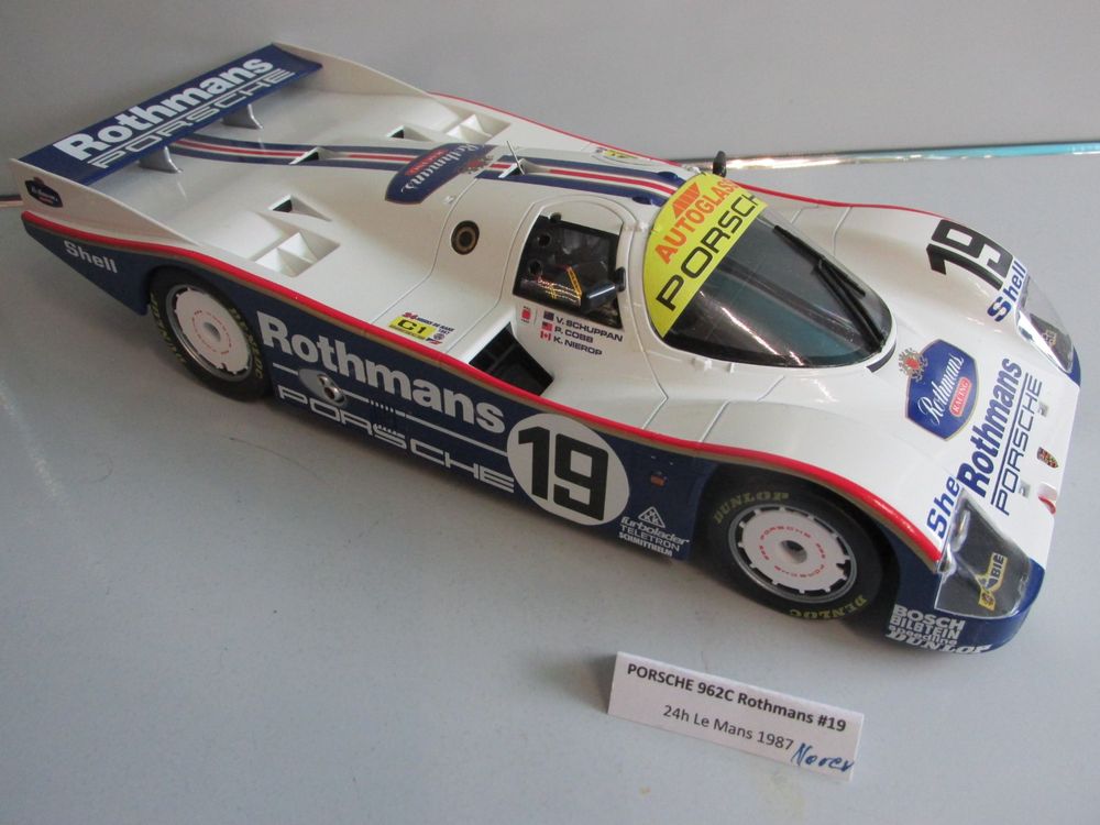 Porsche 962C #19 "ROTHMANS" 24h LM 87 Norev 1:18 OVP UNIKAT | Kaufen ...