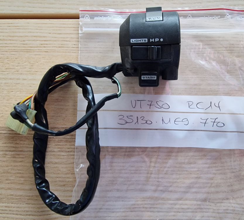 Honda VT750 Chopper RC14 VT 750 35130-ME9-770 Lichtschalter (Gebraucht ...