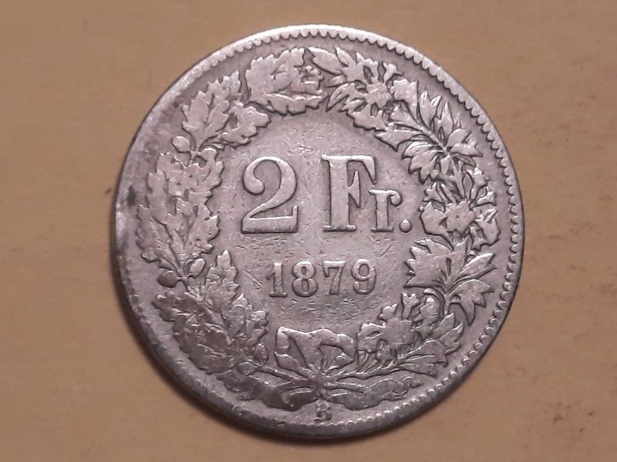 Schweiz 2 Franken 1879 B Silber (Gebraucht) in Buchs SG für CHF 6.8 – mit Lieferung auf Ricardo ...
