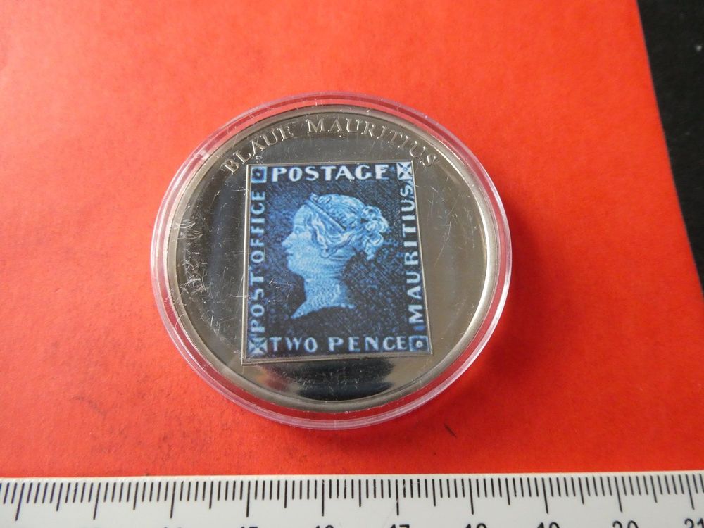 Medaille Blaue Mauritius 2 Pence (Neu (gemäss Beschreibung)) in ...