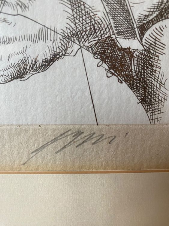 LITHOGRAPHIE “HANS ERNI” HANDSIGNIERT AB 1.-!!! | Acheter sur Ricardo