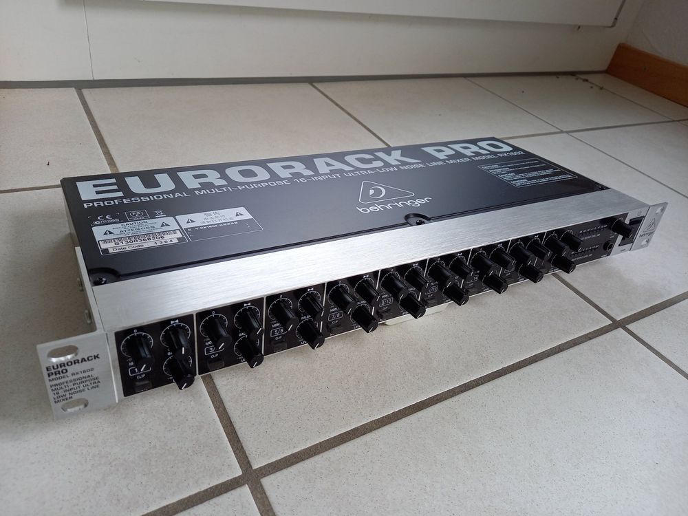 Rack-Line Mixer 16 Kanal BEHRINGER RX1602 (Gebraucht) in Richterswil ...