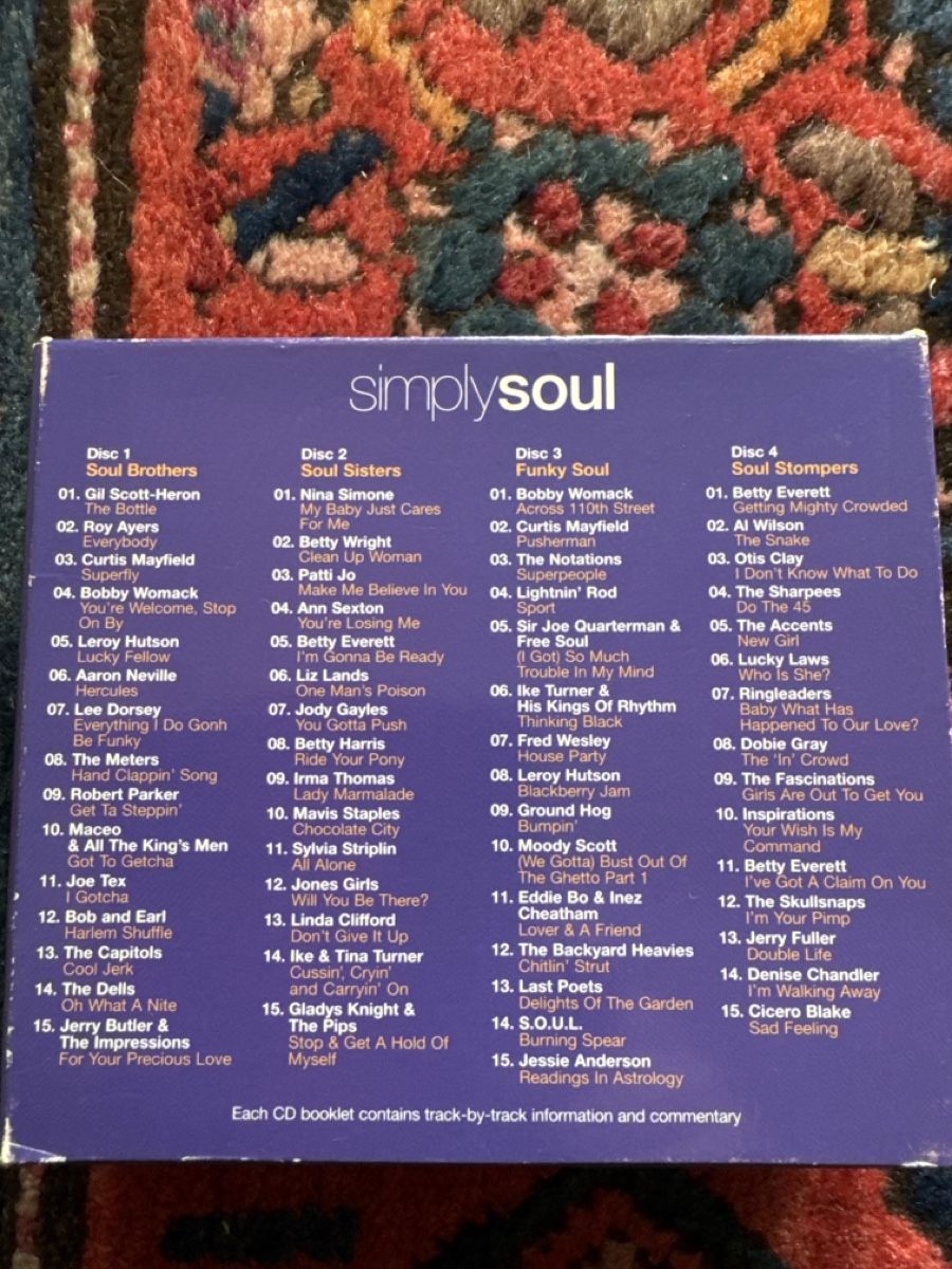 Simply Soul - 4 CDs Essential Soul Music Sammlung (Gebraucht) in Zürich ...