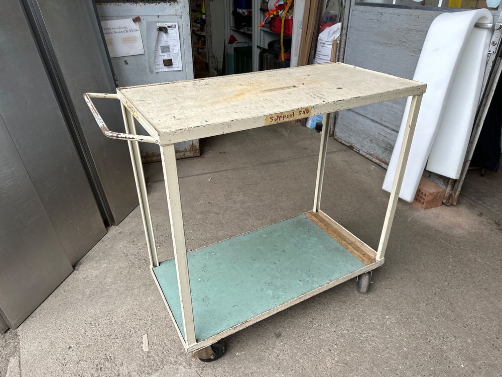 Robuster Servierwagen mit Rollen, Vintage Look 90x45xh90cm (Gebraucht ...
