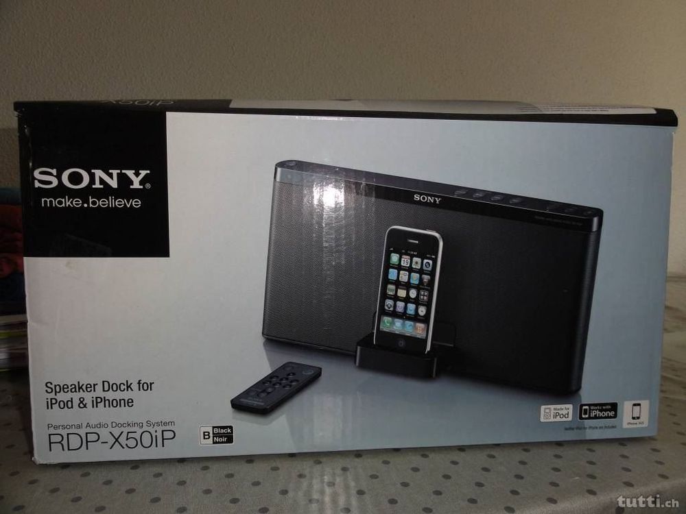 SONY RDP-X50IP (LAUTSPRECHER UND DOCK) (Gebraucht) in ZUFIKON für CHF ...