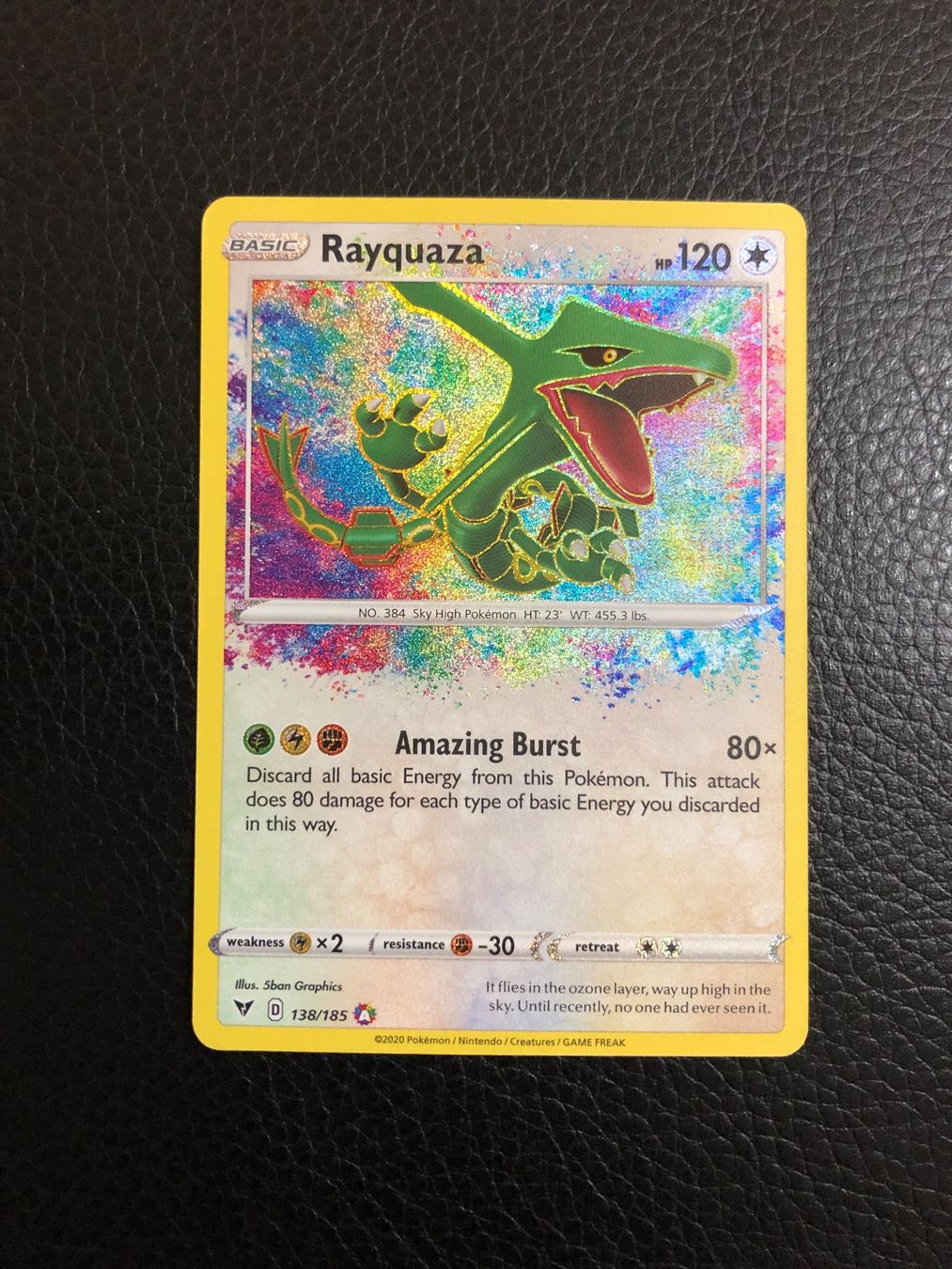 Vivid Voltage Rayquaza amazing rare 138/185 NM Ab 1 (Gebraucht) in ...