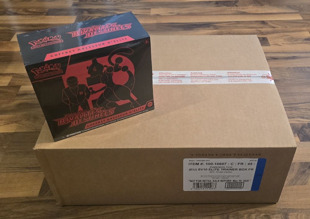 Case 10X Coffrets ETB Pokémon Rivalités Destinées EV10 - FR (Neu und ...