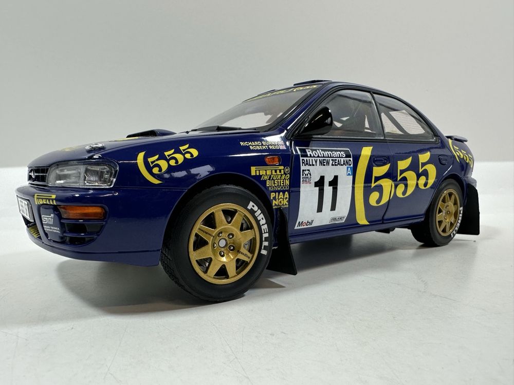 Subaru Impreza 555 1:18 Rally New Zealand, Burns, SUN STAR (Neu (gemäss ...