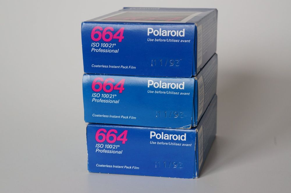 3x Polaroid 664 Film Fuji FP-100C Alternative (Gebraucht) in ...