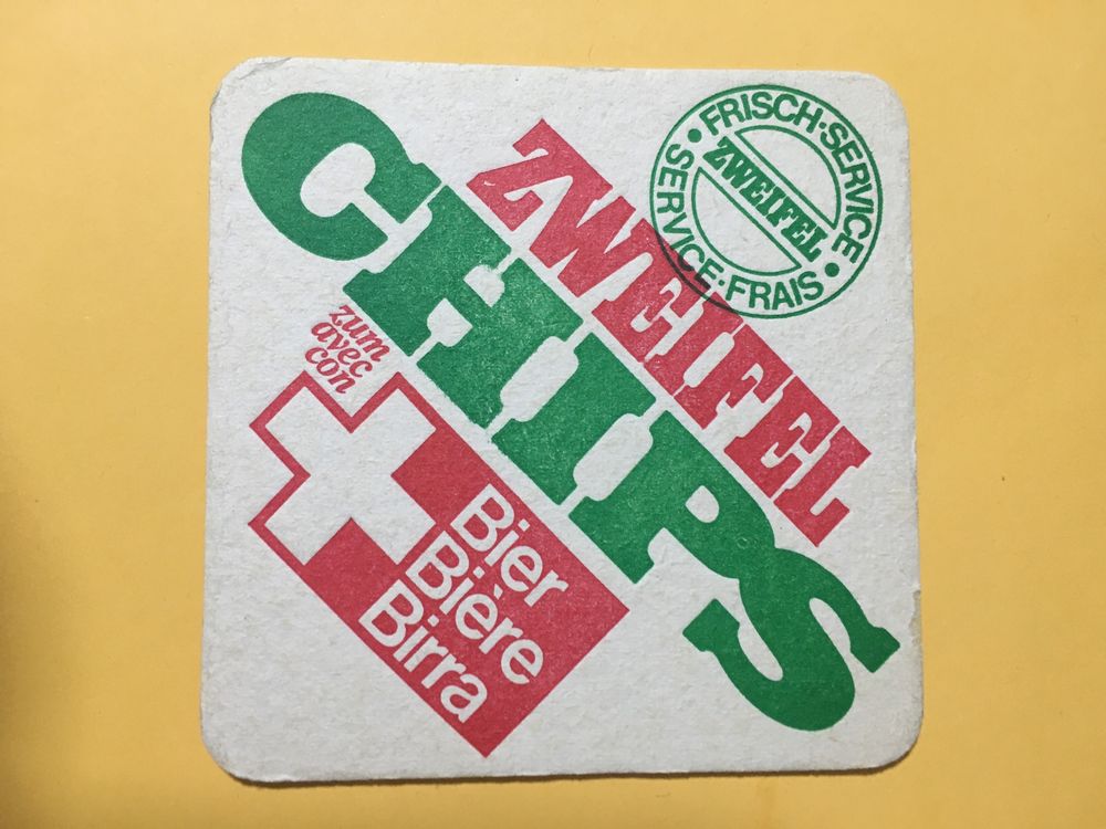 Bierdeckel Zweifel Chips Flips (BDE1) | Kaufen auf Ricardo