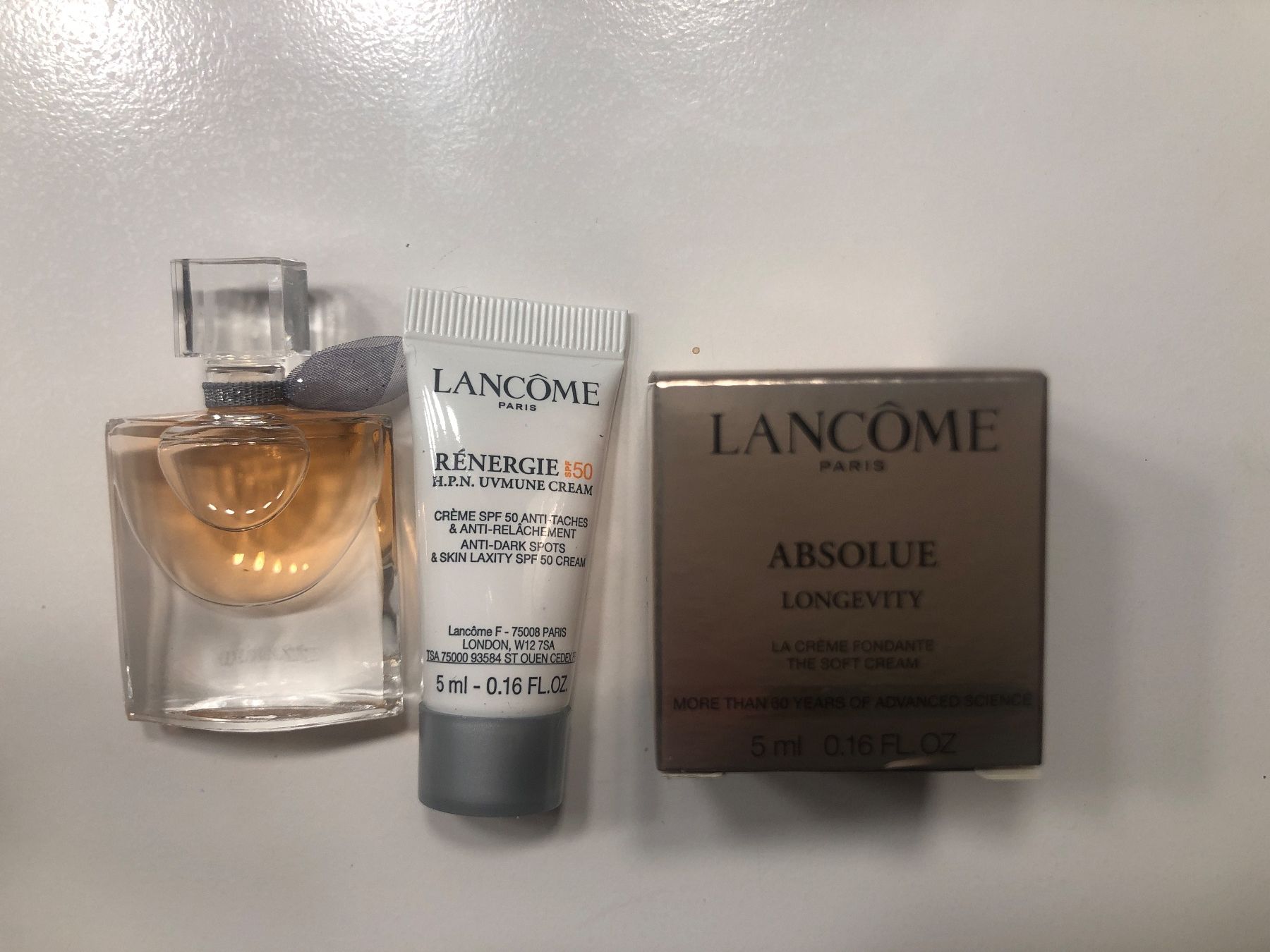 Lancôme Mini Set: La Vie Est Belle, Rénergie, Absolue 5ml (Neu und ...