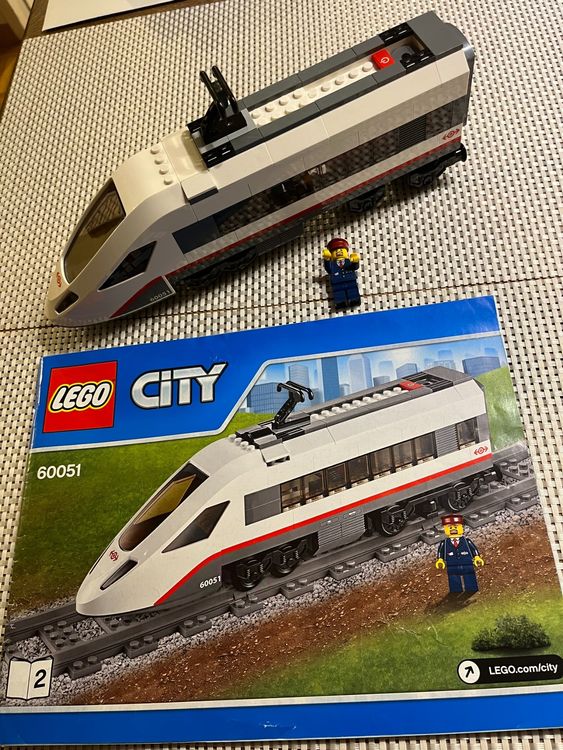 Lego 60051 Lok Lokomotive ICE Zug OHNE Elektronik | Kaufen auf Ricardo