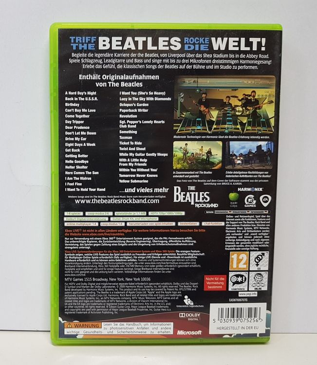 The Beatles Rock Band Rocke die Welt! Xb 360 (Gebraucht) in Schüpfheim ...
