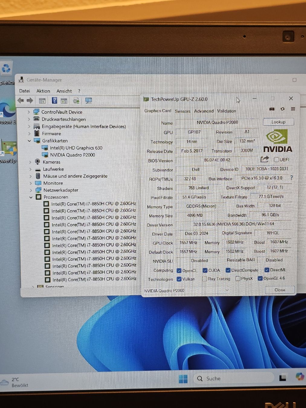 CAD WORKSTATION DELL Precision 4GB GPU Quadro, 32GB RAM, (Gebraucht) in ...