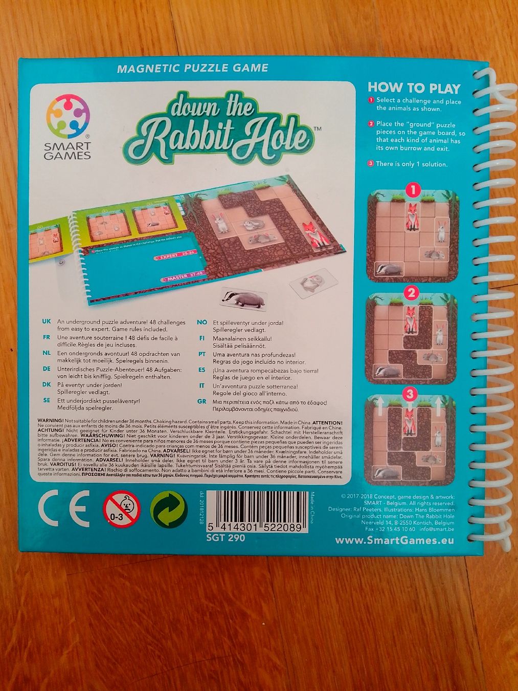 Jeu de société Smart Games Down the Rabbit Hole, 5+ ans (D'occasion) à ...