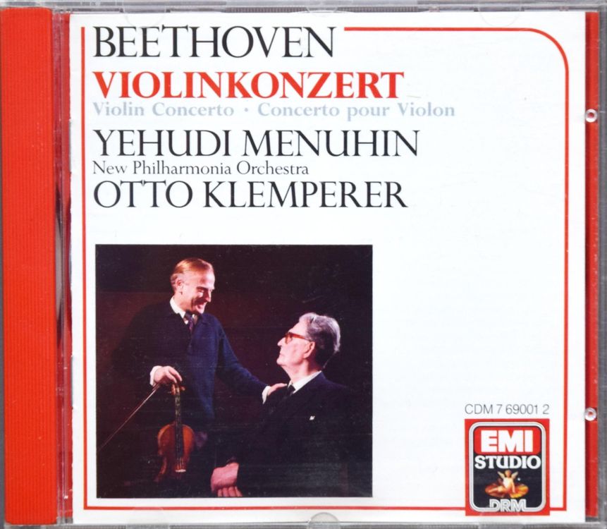Beethoven Violinenkonzert Menuhin, Klemperer - CD (Gebraucht) in Niederhelfenschwil für CHF 5.9 ...