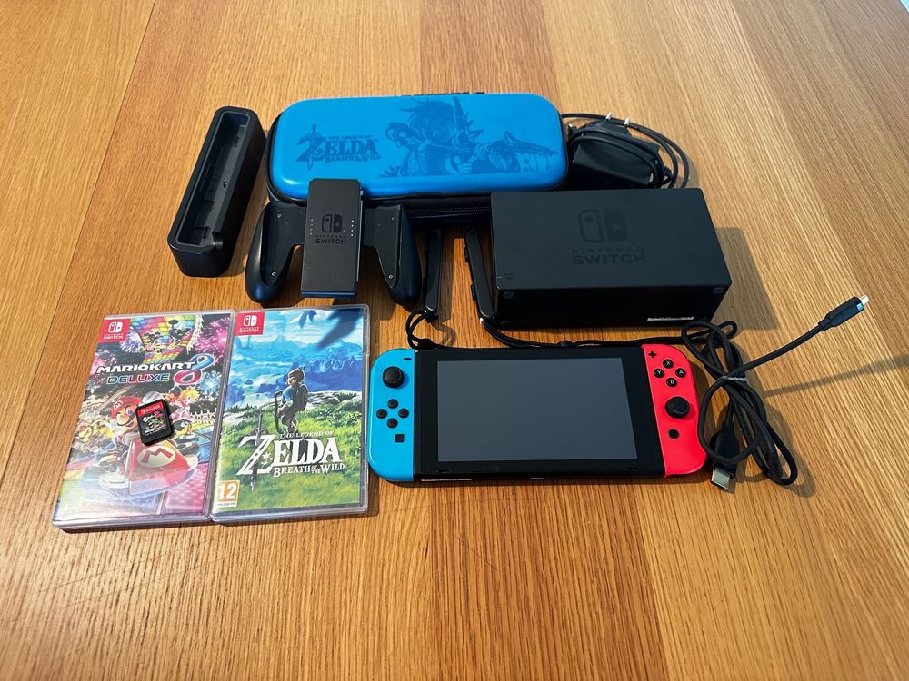 Nintendo Switch + 3 Spiele | Kaufen auf Ricardo